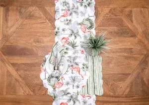 C&F HOME Flamingo Breeze Set Of 6 Cloth Napkins