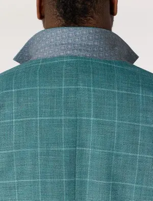 OAK HILL BY DXL Textured Windowpane Sport Coat