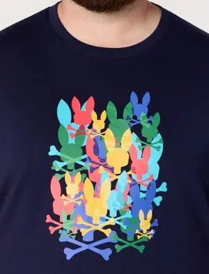 Psycho Bunny Big & Tall Tanner Graphic Tee