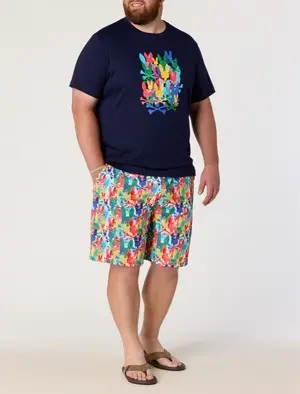 Psycho Bunny Big & Tall Tanner Graphic Tee
