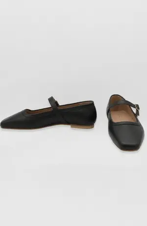 STIVALI NEW YORK Eterna Mary Jane Ballet Flat - Black