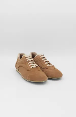 STIVALI NEW YORK Agiata Essential Leather Sneakers - Tan