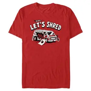 HOT WHEELS Let's Sh Cartoon Graphic T-shirt - Red