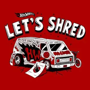 HOT WHEELS Let's Sh Cartoon T Shirt