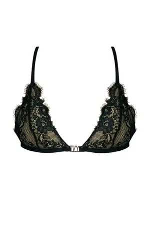IVY SWIMWEAR Lucy Bikini Top - Black