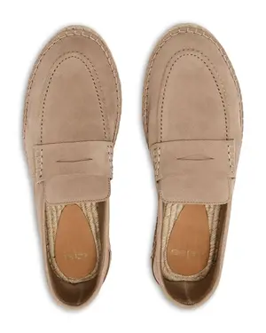 REISS Capri Leather Espadrilles