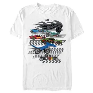 HOT WHEELS Racing Lineup Graphic T-shirt - White