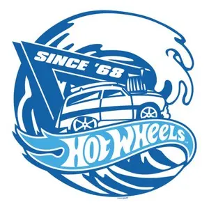 HOT WHEELS Since 1968 Ocean Wave Short Sleeve Graphic T-shirt