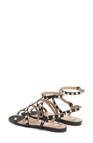 Valentino Garavani Rockstud Ankle Strap Sandal