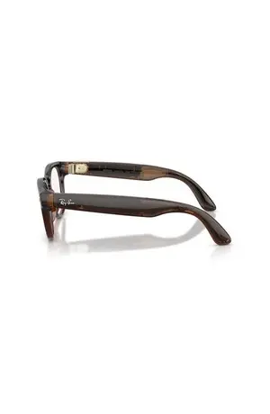 Ray-ban 49mm Phantos Optical Glasses - Brown