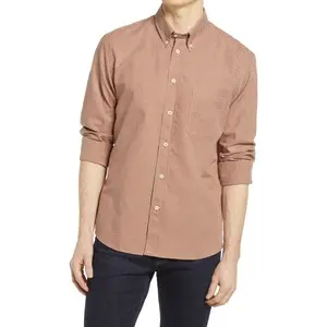 Billy Reid Tuscumbia Check Cotton & Linen Button-down Shirt