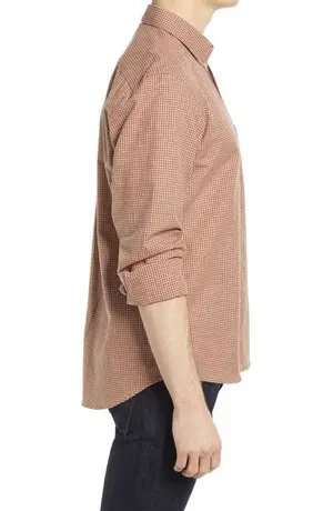 Billy Reid Tuscumbia Check Cotton & Linen Button-down Shirt