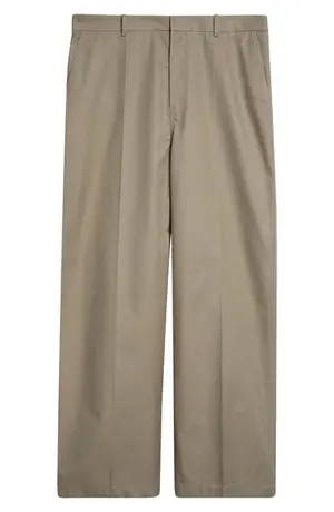 Balenciaga Oversize Cotton Twill Chinos