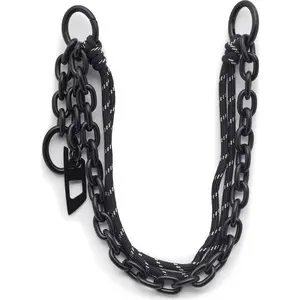 DIESEL® Cord & Chain Bag Charm - Black