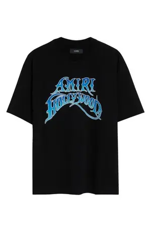 Amiri Crystal Skater Cotton Graphic T-shirt