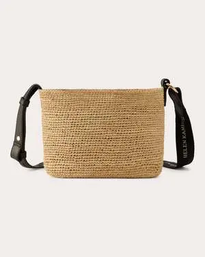 Helen Kaminski Nalin Crocheted Raffia Mini Crossbody Bag