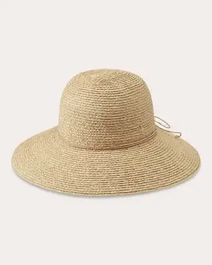 Helen Kaminski Delphina Braided Raffia Sun Hat - Neutral