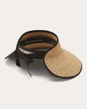 Helen Kaminski Mita Braided Raffia Visor