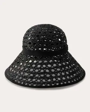 Helen Kaminski Charul Raffia Lace Crocheted Sun Hat
