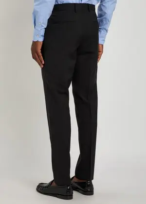BOSS Genius Slim-leg Wool Trousers - Black