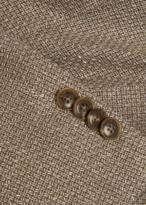 BOSS Hutson Wool And Linen-blend Blazer