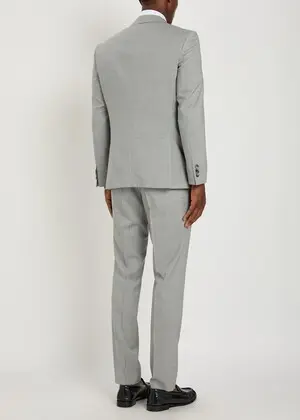 BOSS Houndstooth Stretch-wool Suit