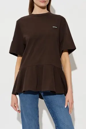 ROTATE BY BIRGER CHRISTENSEN Peplum T-shirt
