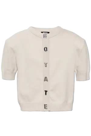 ROTATE BY BIRGER CHRISTENSEN Cardigan With Short Sleeves