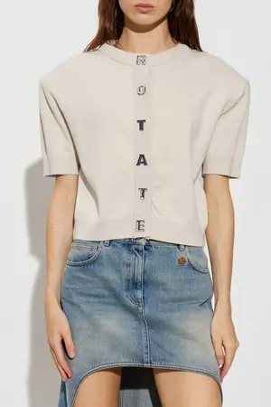 ROTATE BY BIRGER CHRISTENSEN Cardigan With Short Sleeves