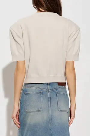 ROTATE BY BIRGER CHRISTENSEN Cardigan With Short Sleeves