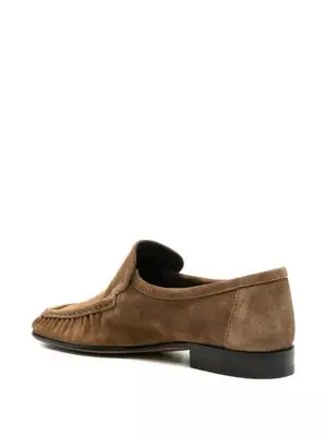THE ROW Ruched Detail Loafers