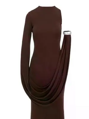 SEEN USERS Iconic Bracelet Draped Maxi Dress