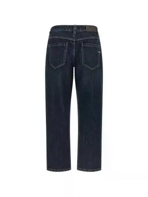 Brunello Cucinelli Shiny Bartack Straight-leg Jeans