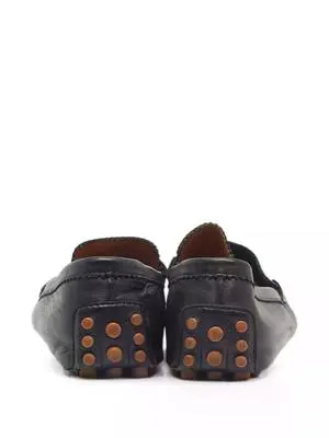 Gucci Web Stripe Driver Loafers