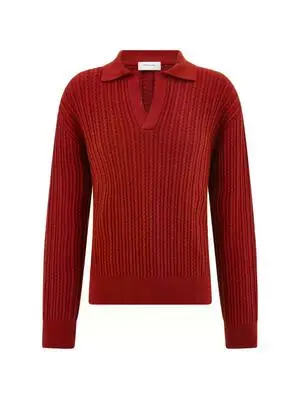 FERRAGAMO Knitted Polo Top