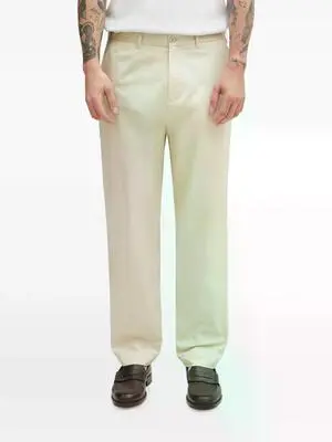 Fred Perry Logo Embroidered Straight-leg Trousers