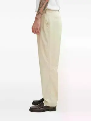 Fred Perry Logo Embroidered Straight-leg Trousers