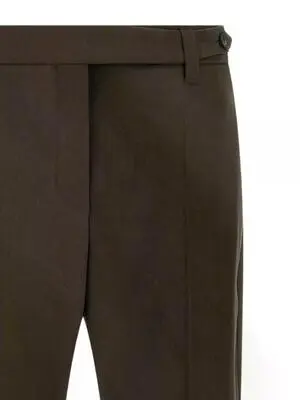 Brunello Cucinelli Monile Tapered-leg Trousers - Brown