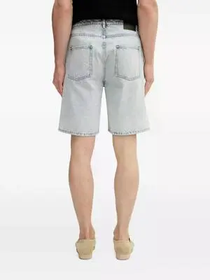 Drole De Monsieur Corduroy-trim Denim Shorts