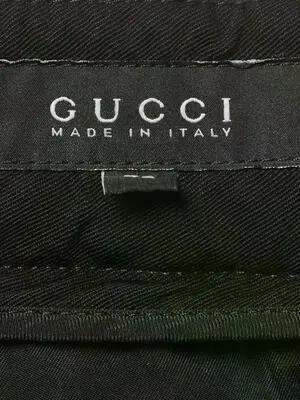 Gucci Belted Twill Trousers