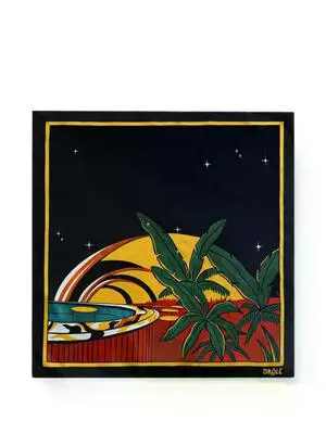 Drole De Monsieur Graphic-print Scarf