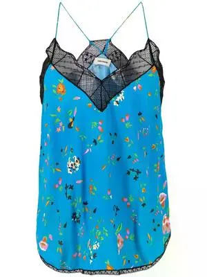 Zadig&Voltaire Christy Floral-print Vest
