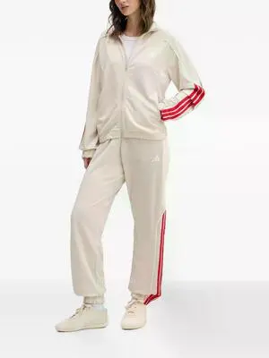 Adidas Beige Side Stripe Tracksuit