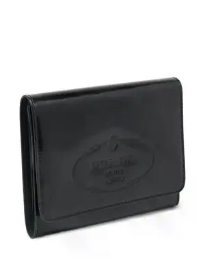 Prada Spazzolato Trifold Wallet