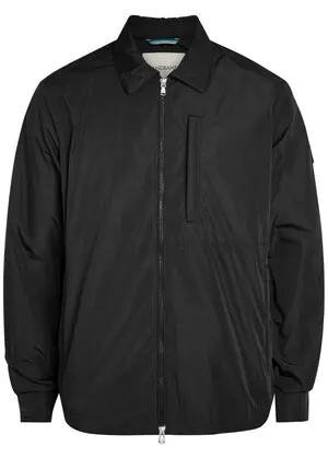 SANDBANKS Logo-appliquéd Nylon Jacket - Black