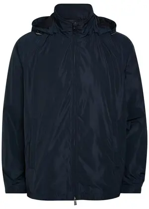 BOSS Carlen Hooded Shell Jacket - Navy