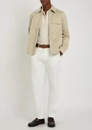 Paul Smith Brushed Poplin Harrington Jacket