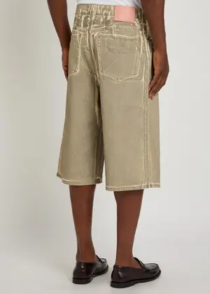 Acne Studios Two-tone Denim Shorts