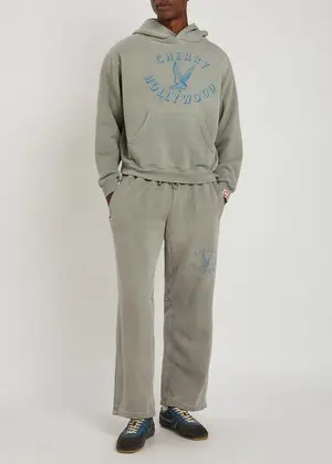 CHERRY LOS ANGELES Hollywood Parachute Printed Cotton Sweatpants