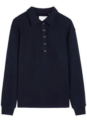 CITIZENS OF HUMANITY Citizens Of Humanity Jersey Polo Sweatshirt With Ribbed Trims